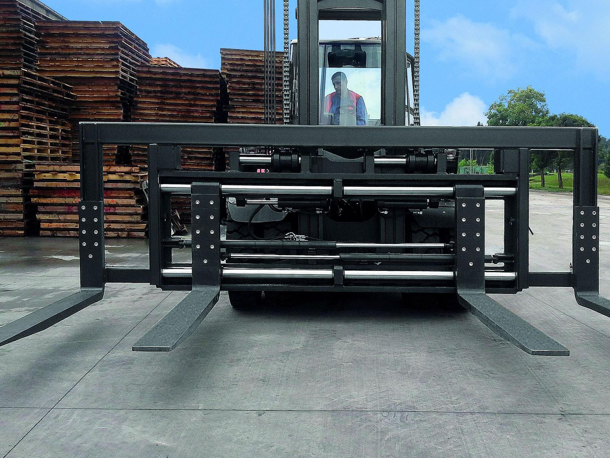 Forklift mounted spreader - S 14 - LGTSCH series - stabau Schulte-Henke ...