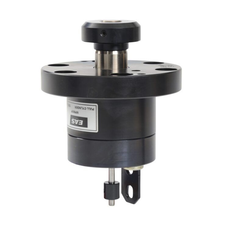 Pull clamp with T-slots - MPR - EAS change systems - double-acting