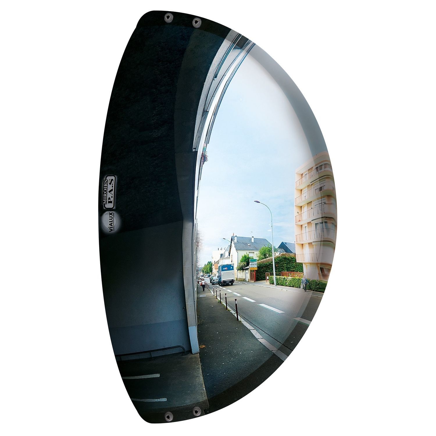 Convex array mirror - VUMAX - Vialux - D-shaped / polyarylsulfon / security