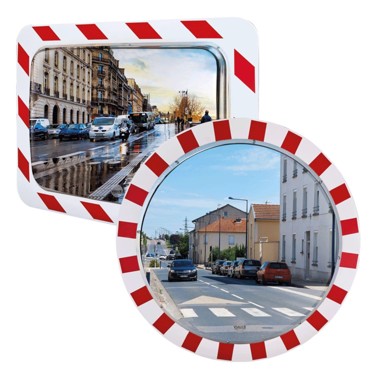 Traffic mirror - 854-INT - Vialux - convex array / round / rectangular