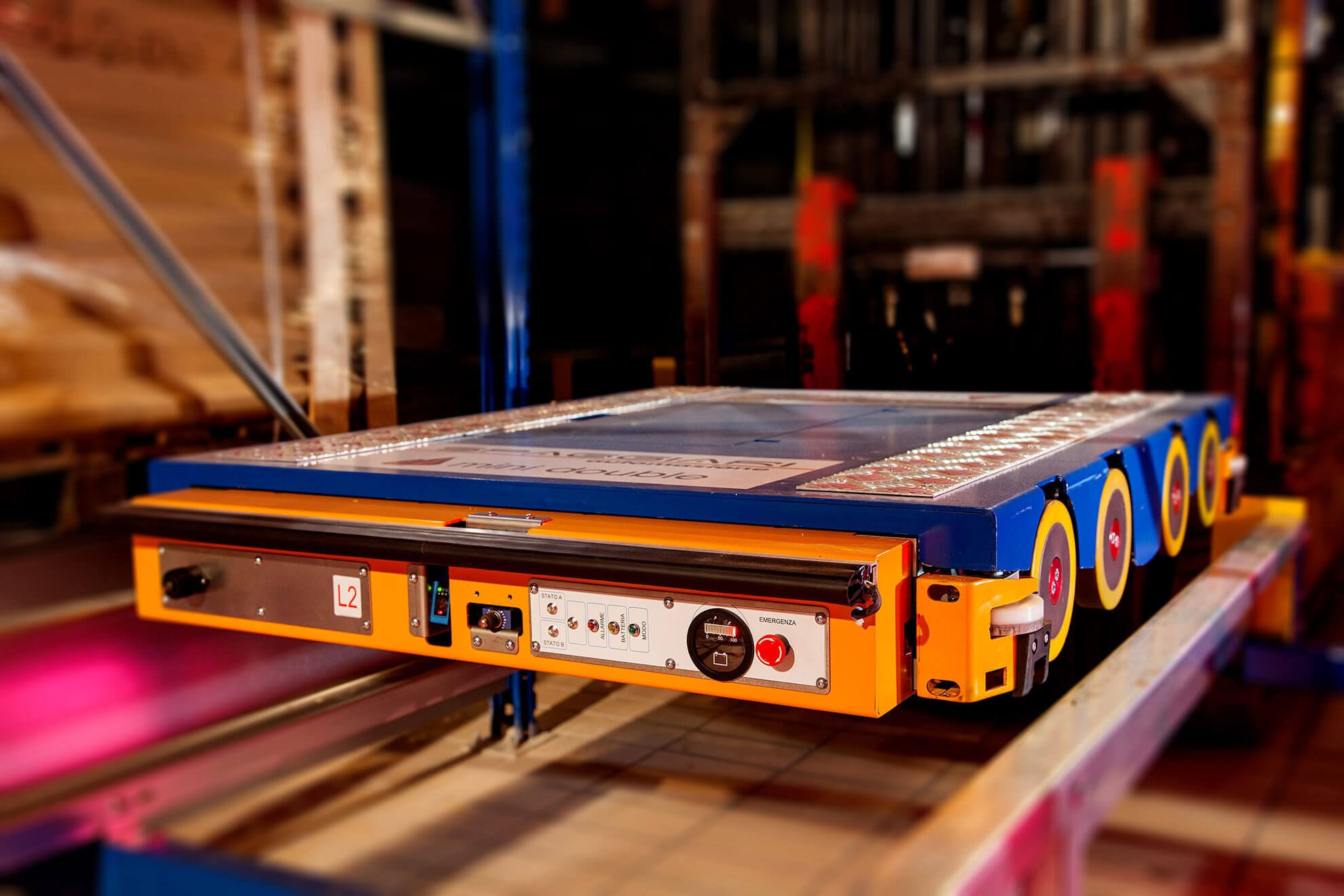 Compact shuttle storage system - DOUBLE - METALMECCANICA SPAGGIARI S.R.L.