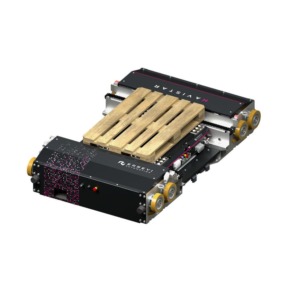 Automated pallet shuttle - ERREVI AUTOMATION SRL - for warehouse