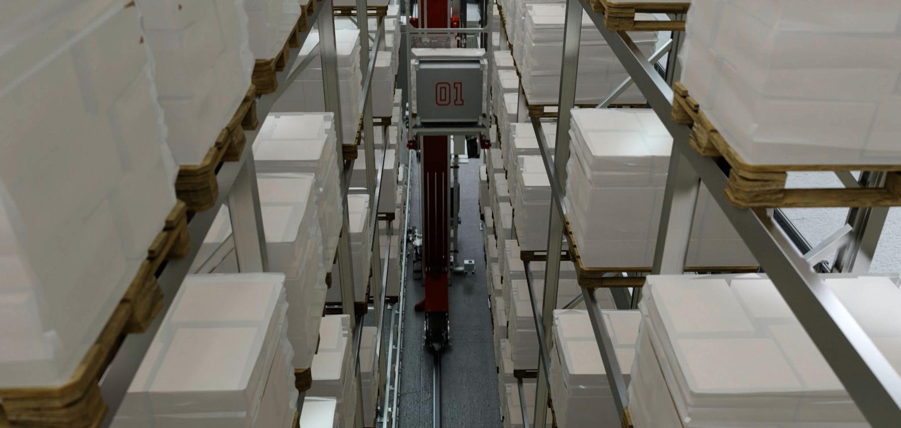 Automatic stacker crane - ERREVI AUTOMATION SRL - for warehouse / for ...