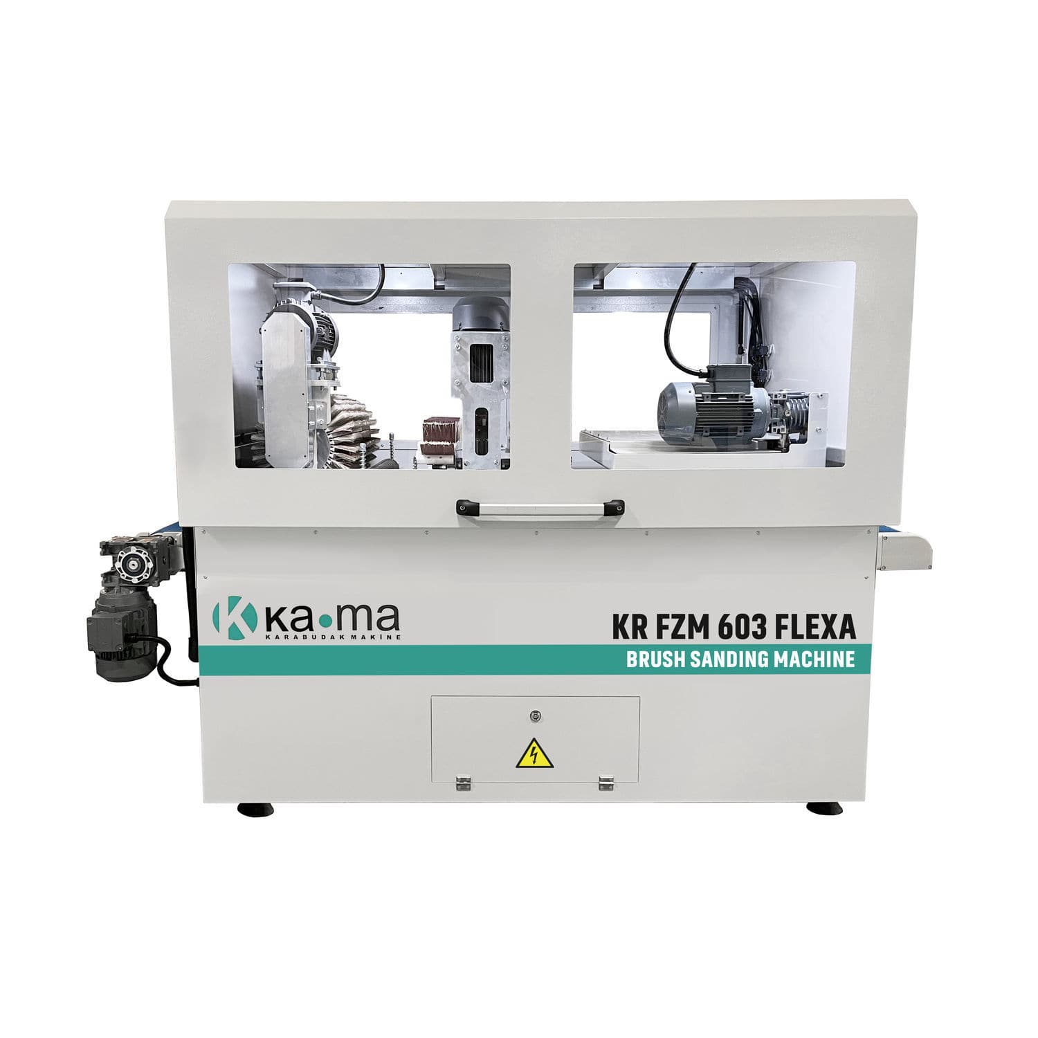 Brush sanding machine - KR FZM 603 Flexa - Karabudak Mühendislik Makine ...