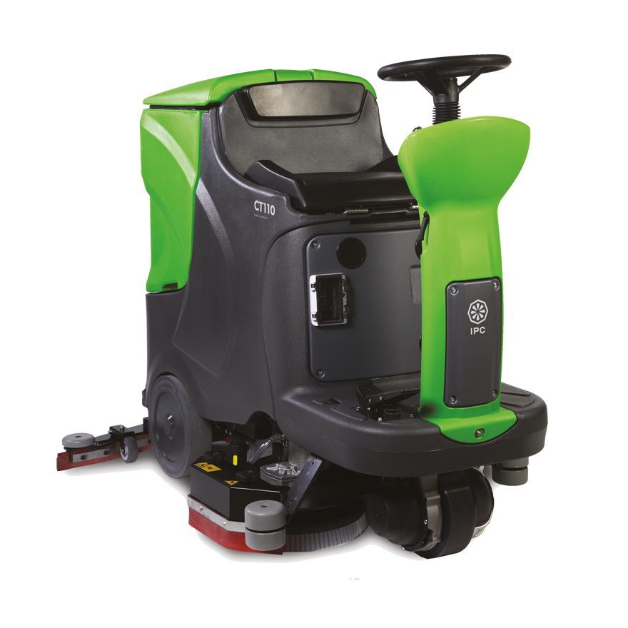 Ride-on scrubber-dryer - CT 110 series - ICA - battery-powered / autonomous