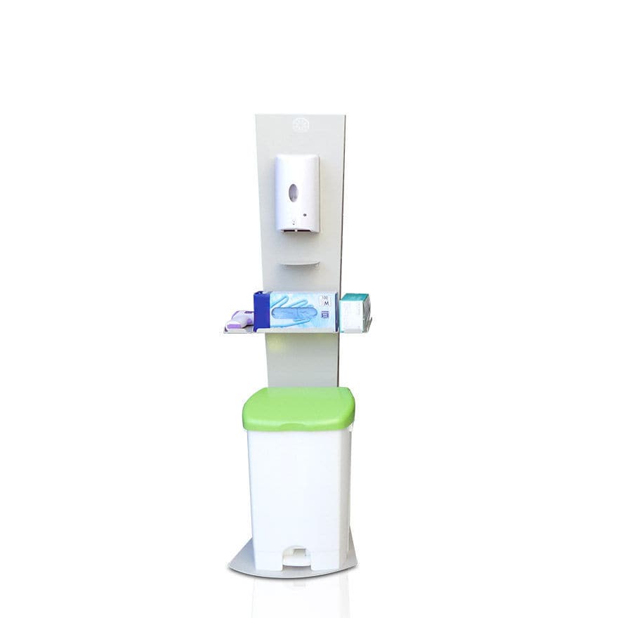 Soap dispenser - VULCANO - ICA - foot-operated / hygienic