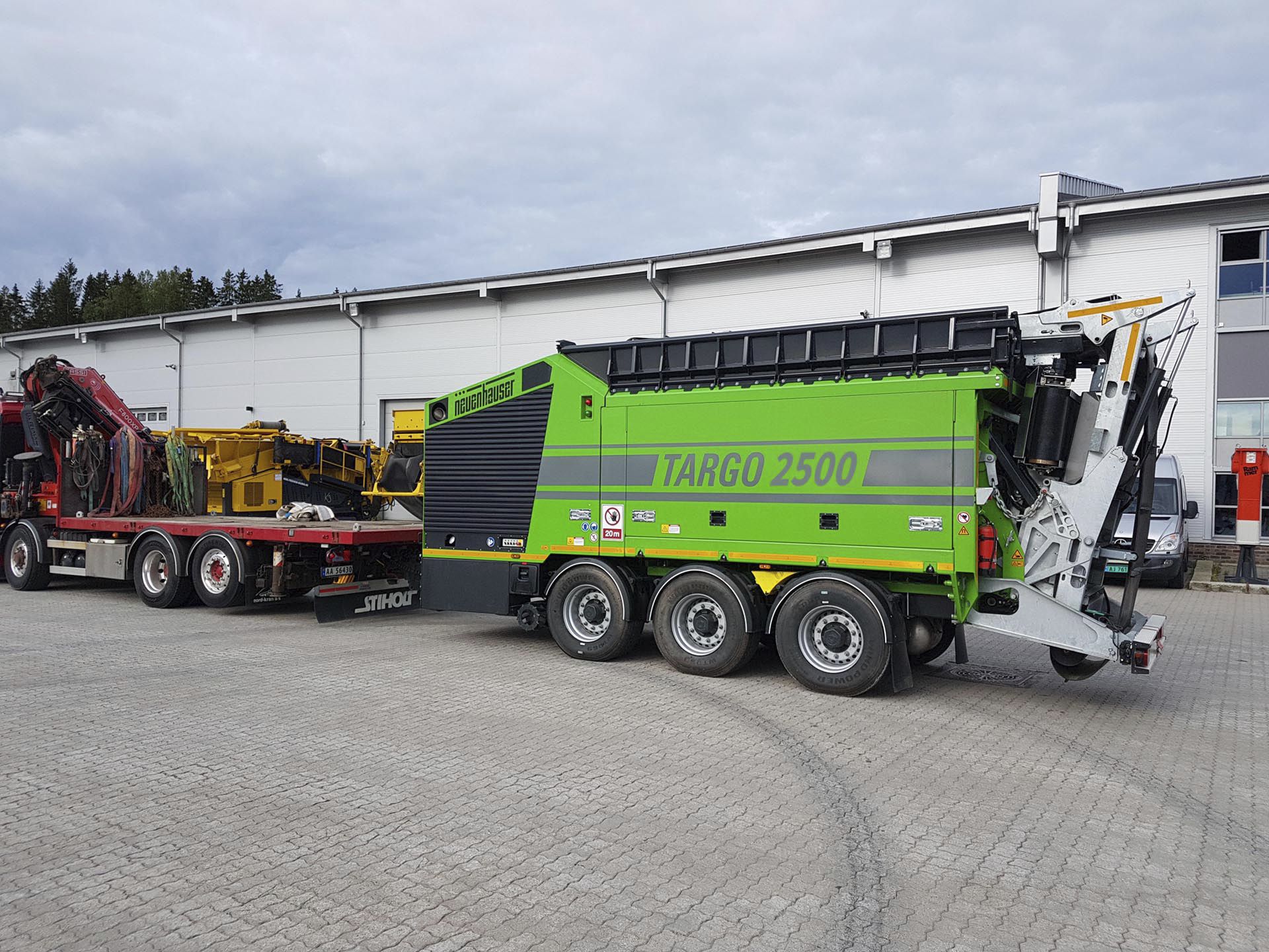 Primary shredder - TARGO 2500 - Neuenhauser-retec - single shaft / for wood / for waste