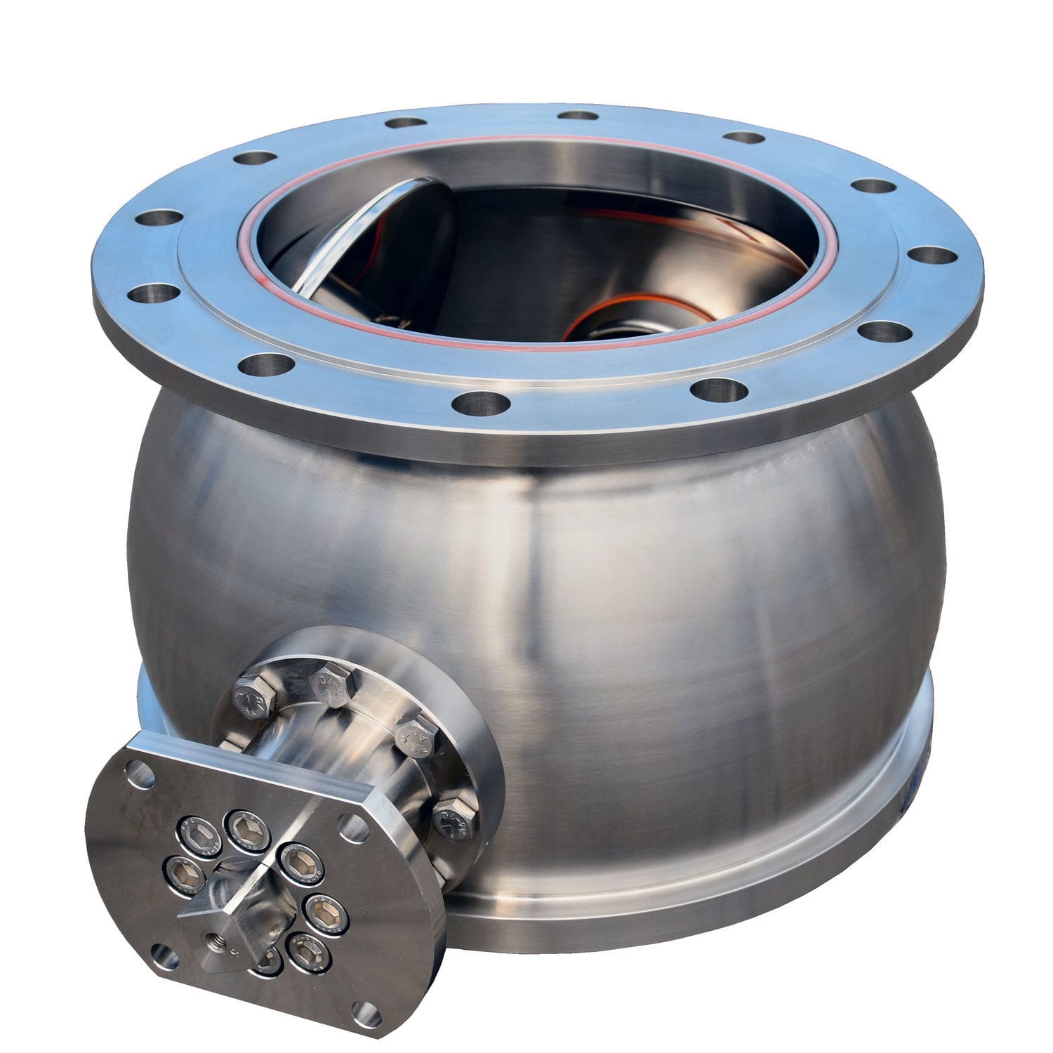 Ball valve - Heilig mixers - electric / flow control / flange