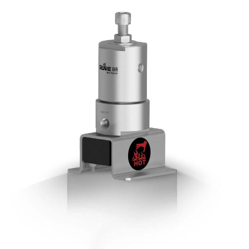 Heated gas regulator - GENIE GHR - SOCLEMA - gas / piston / single-stage