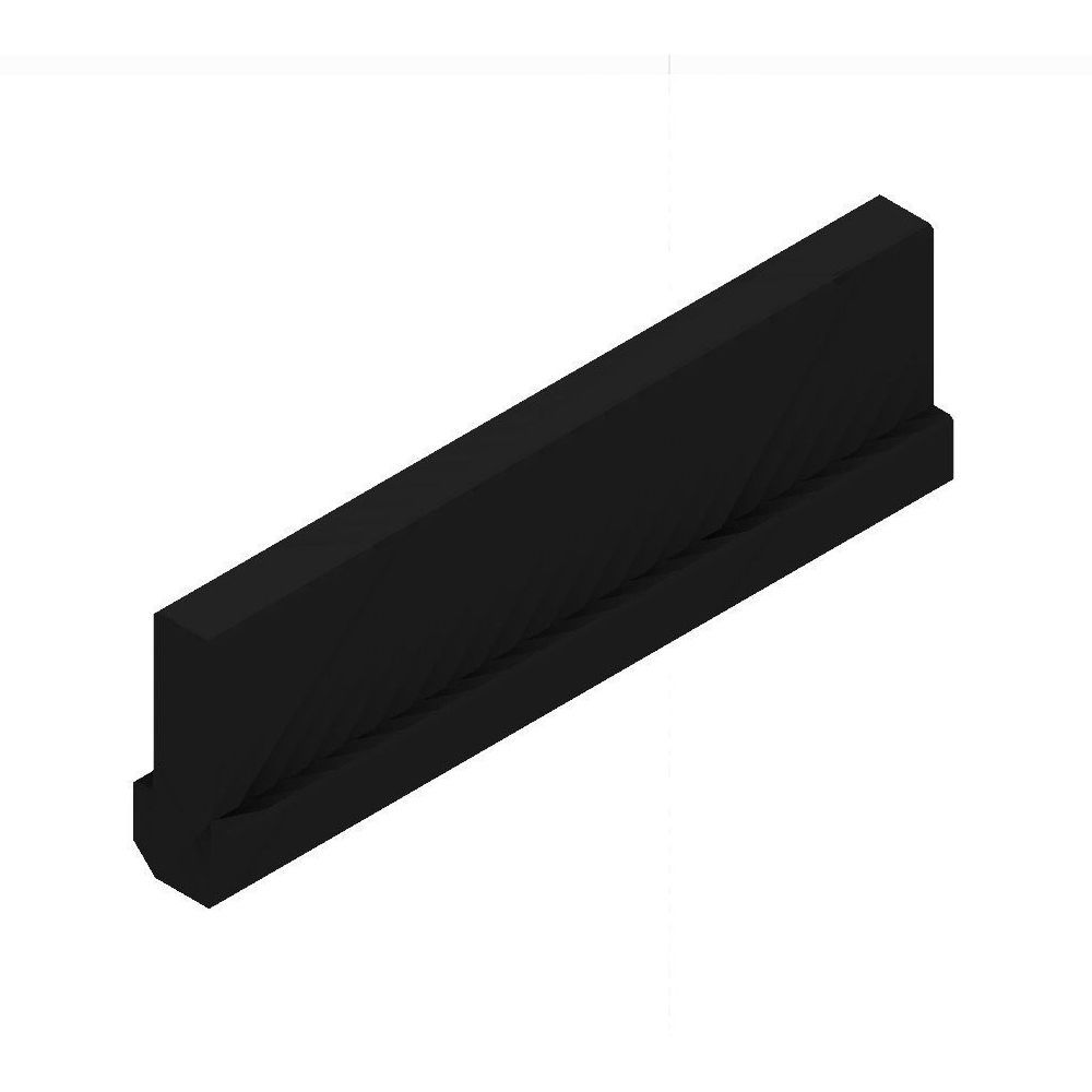 Low-density polyethylene profile - M4932 - trimat srl - grooved ...
