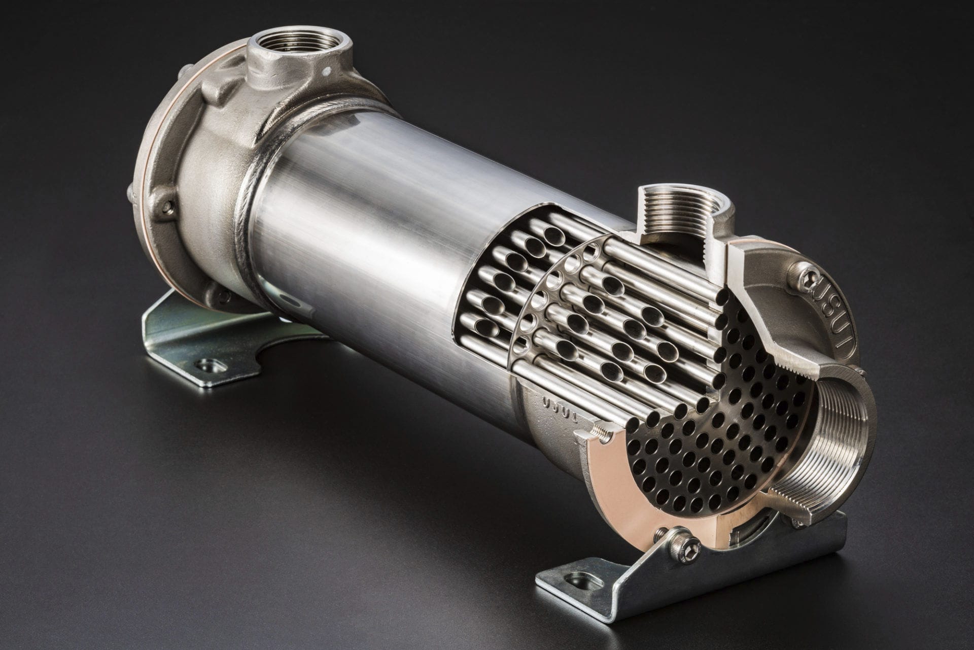 Tubular heat exchanger - Usui Co., Ltd - water/water / high-performance ...