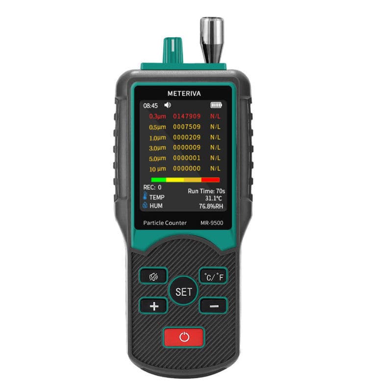 Air particle counter - MR-9500 - METERIVA - digital / electronic / USB