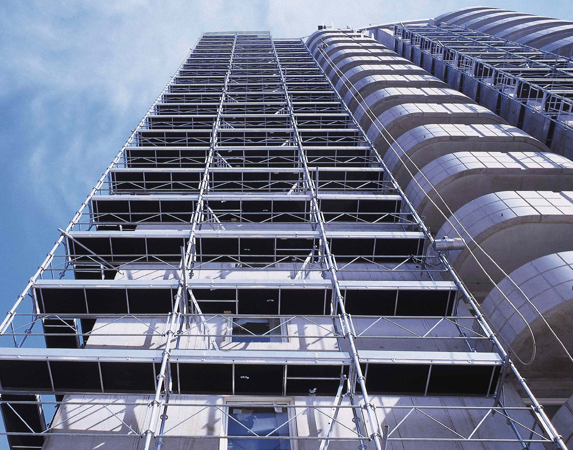 Facade scaffolding tower - FORTAL - modular / aluminium