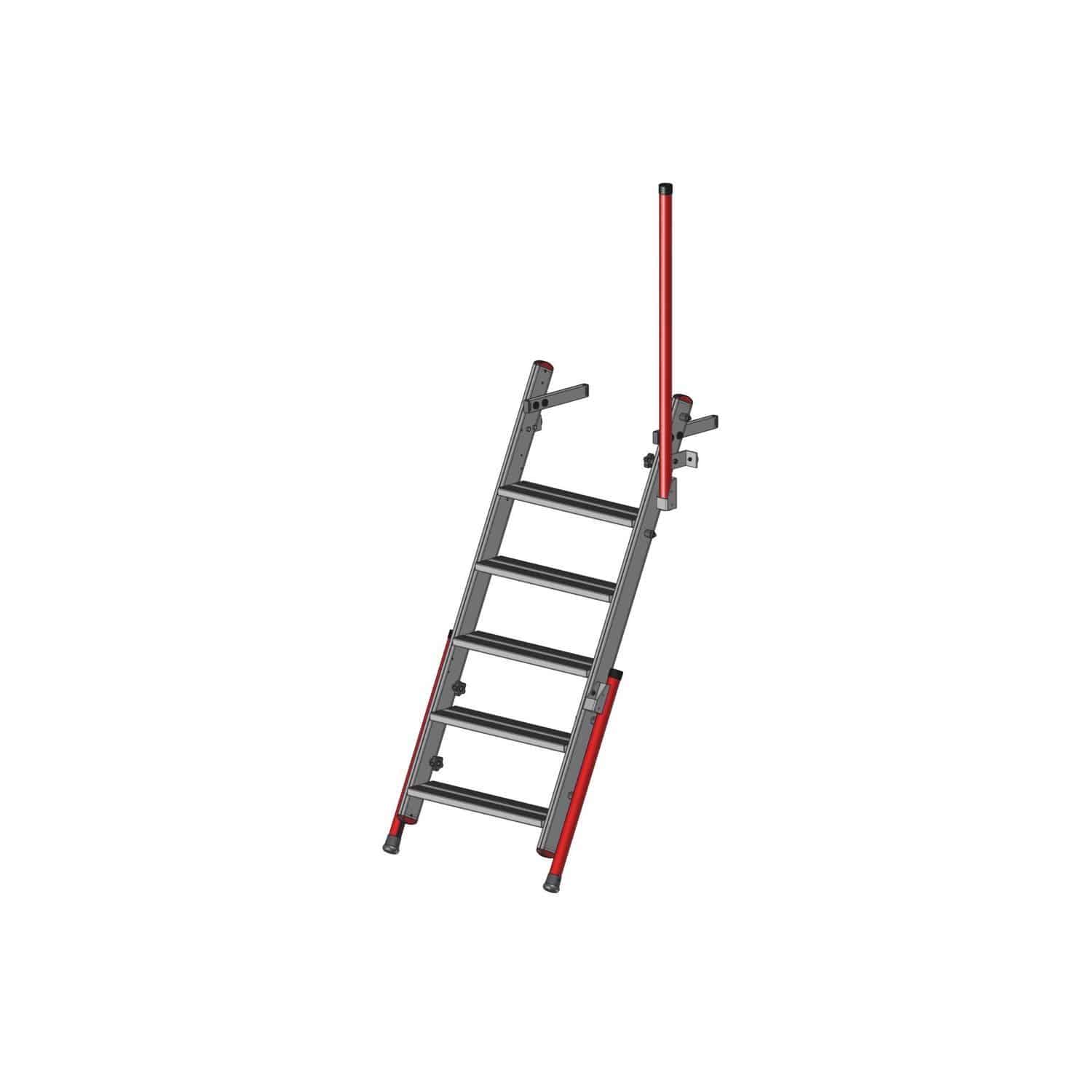 Aluminum ladder - F808100005 - FORTAL - security