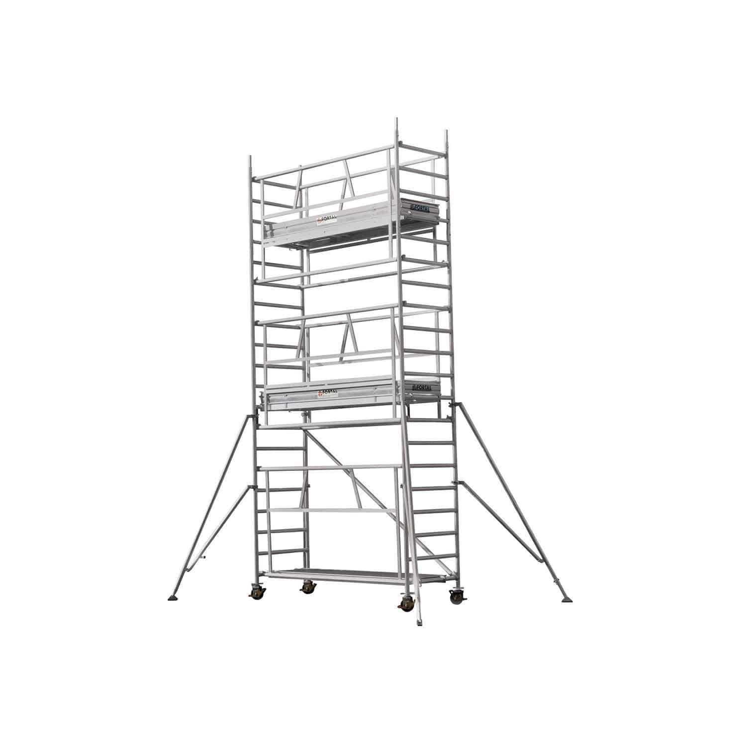 Roller scaffolding - JUPITER 870 - FORTAL - facade / modular / aluminium