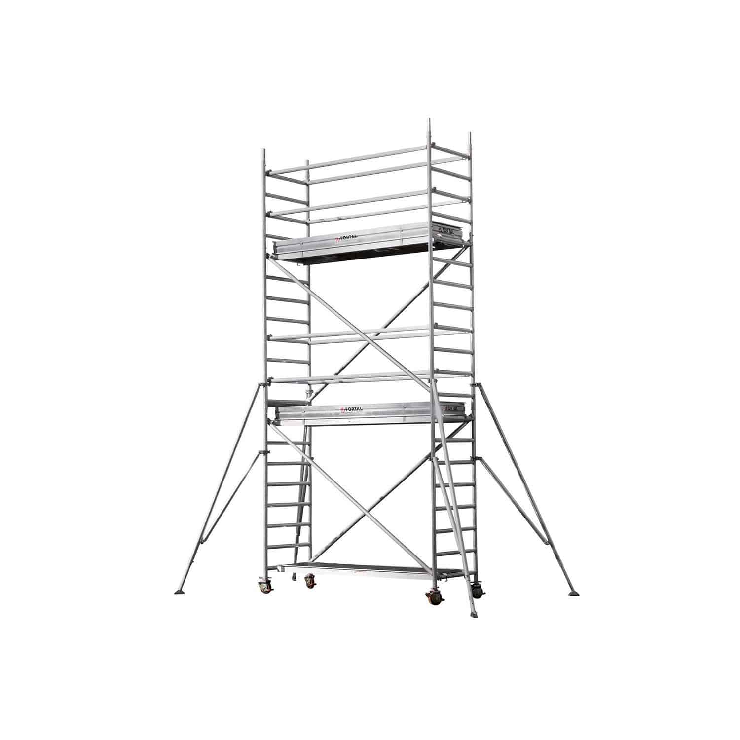 Roller scaffolding - SATURNE 1300 - FORTAL - facade / modular / aluminium