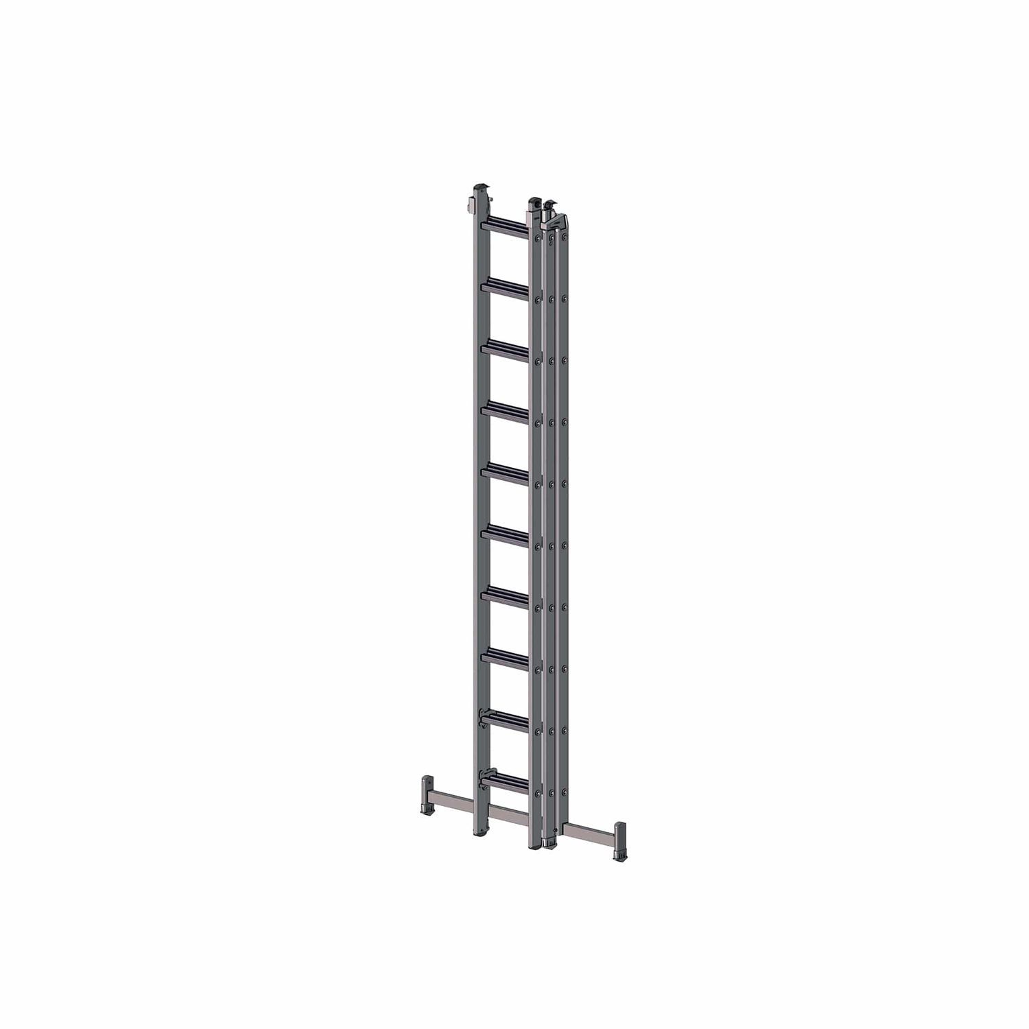 Aluminum ladder - T3A - FORTAL - sliding / security