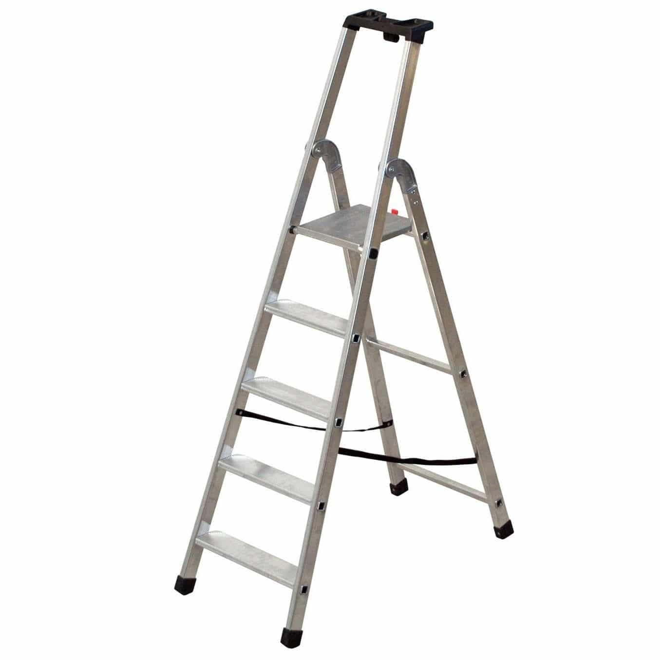 Aluminum step ladder - F05080000 series - FORTAL - 8-step