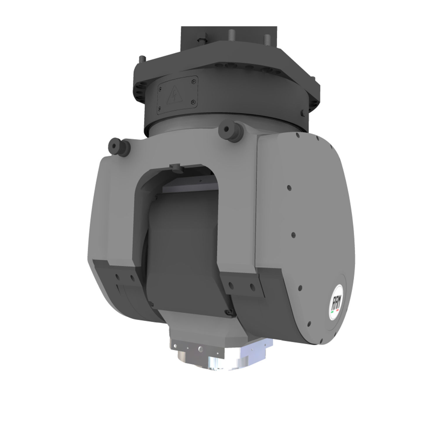 Single-axis milling head - K - Ram srl - 5-axis / 2-axis / universal