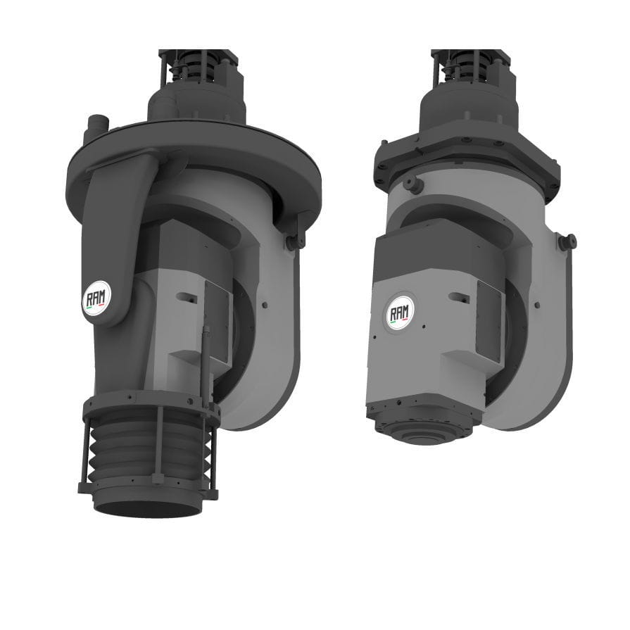 Single-axis milling head - L - Ram srl - 5-axis / 2-axis / universal