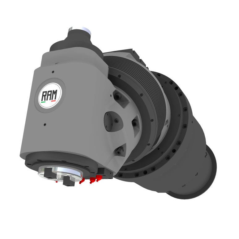 Universal milling head - TBR75C.hs - Ram srl - 2-axis / continuous