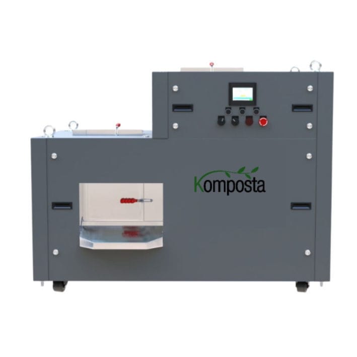 Organic waste composting machine - IOTA 1/50 - Komposta SBRL ...
