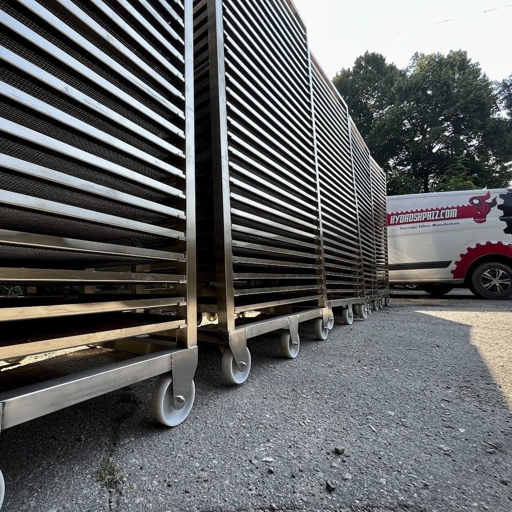 Meat cart - Hydroshpriz - transport / stainless steel / multi-level