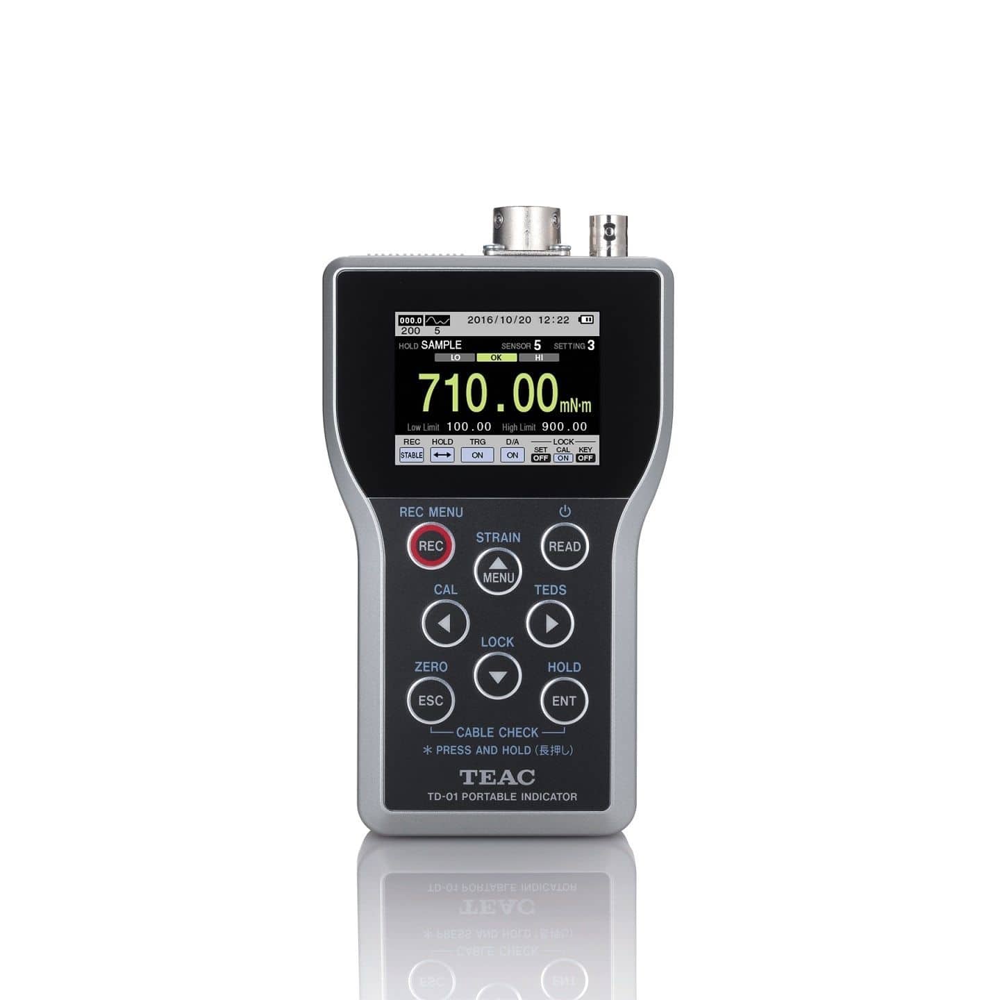 Force indicator - TD-01 - TEAC Corporation - signal level / resistance ...