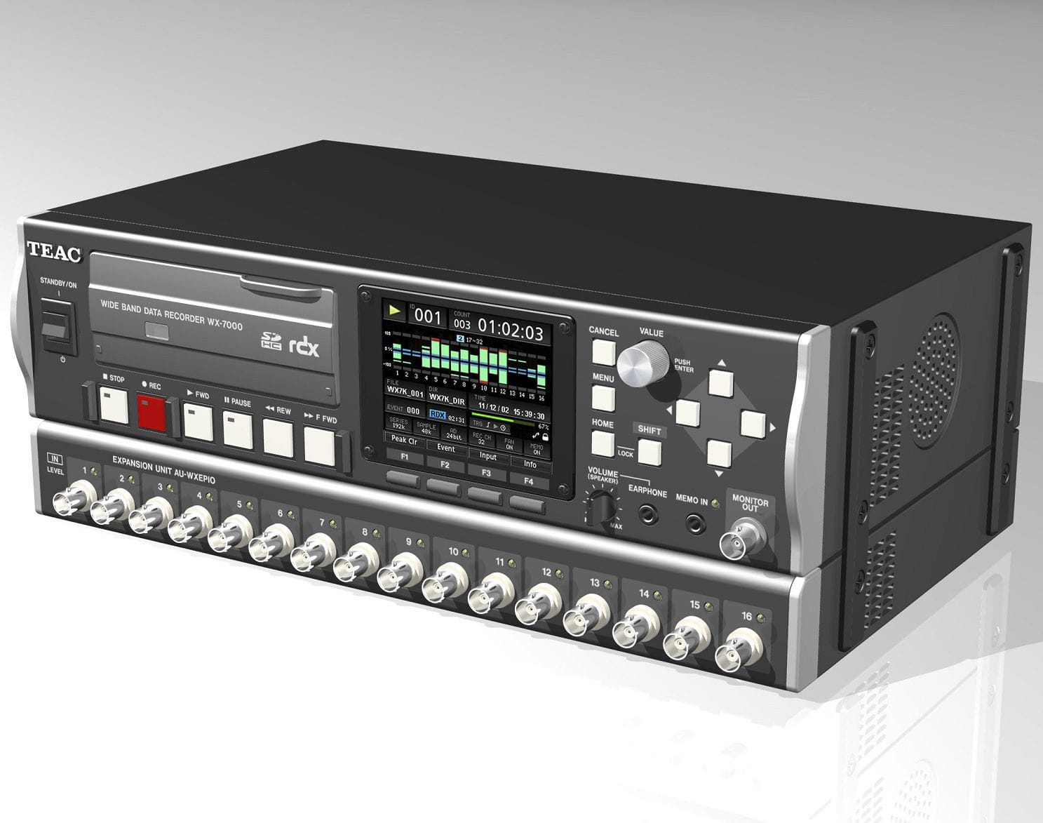 Data logger recorder - WX-7000 Series - TEAC Corporation - paperless / universal / multi-channel