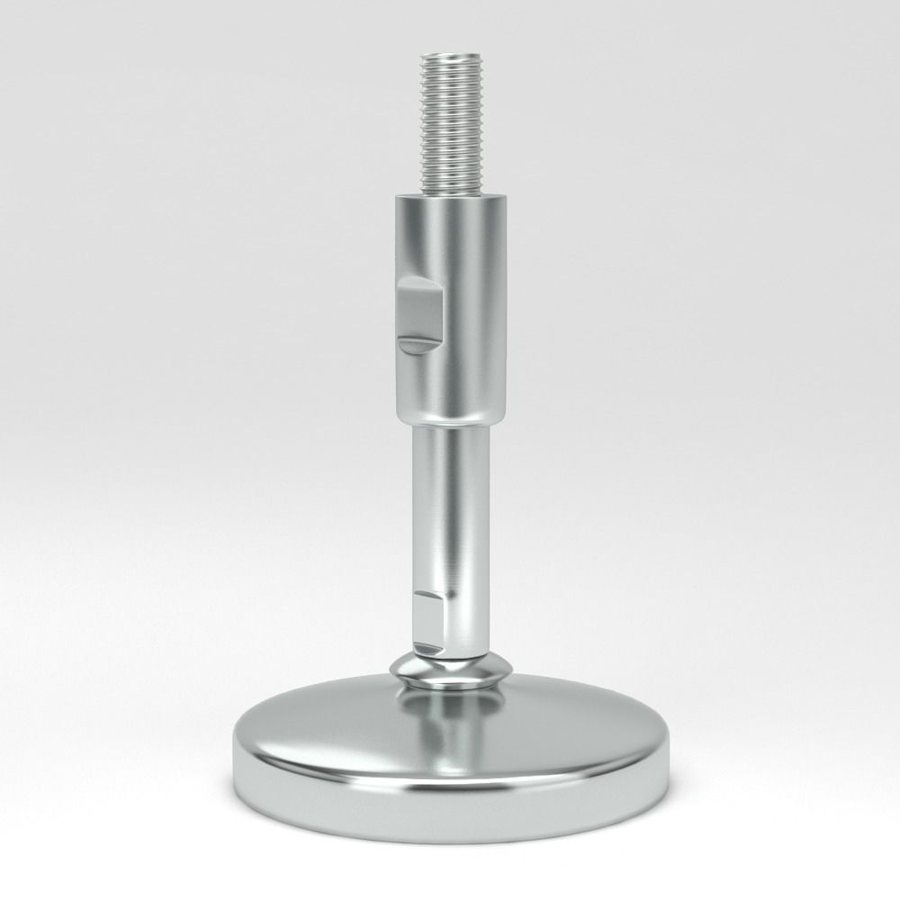 Machine foot - EHSF series - NHK Group ApS - equipment / steel / rubber