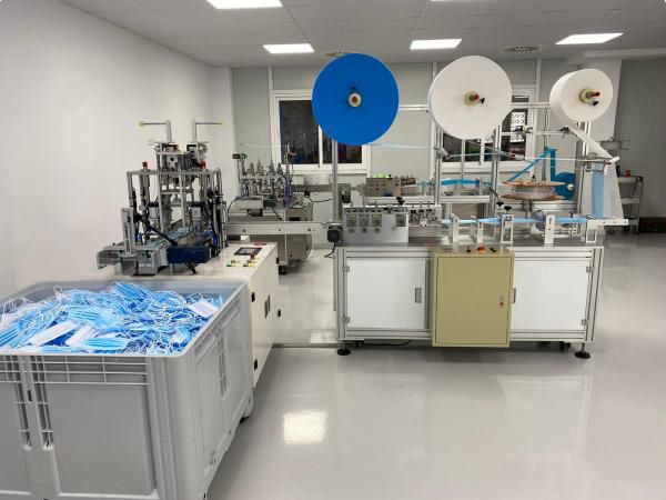 Surgical mask production line - 12999 - Mmg Maquinaria - automatic ...