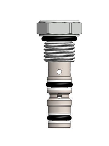 Shuttle check valve - LS04-P0 - Hydrabase - G / screw-in / standard