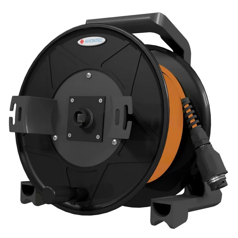 Cable reel - CR101030310.OR - AIXONTEC - manual / transportable / 1 wire