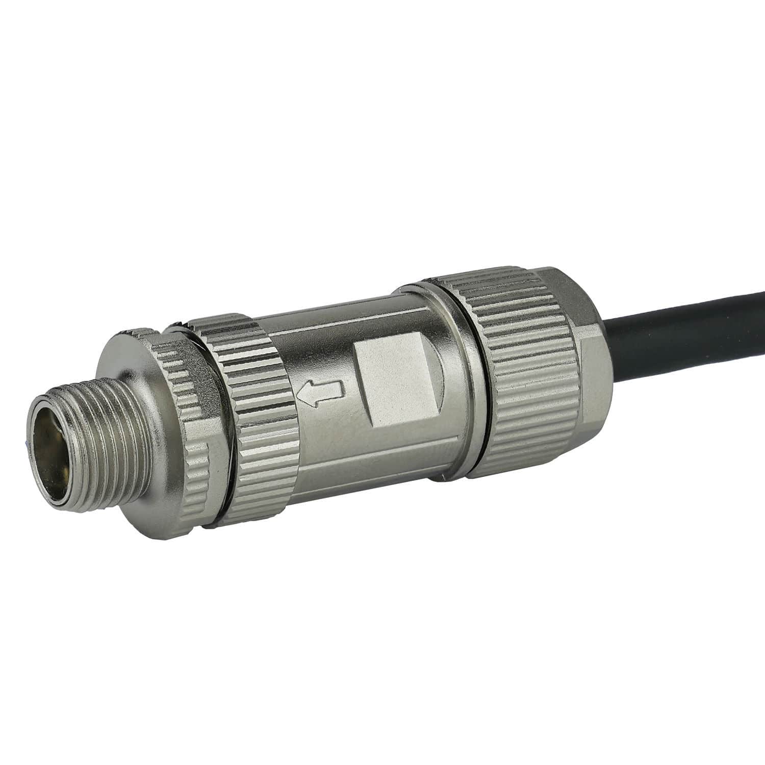Data connector - 70111 - AIXONTEC - Ethernet / round / screw-in
