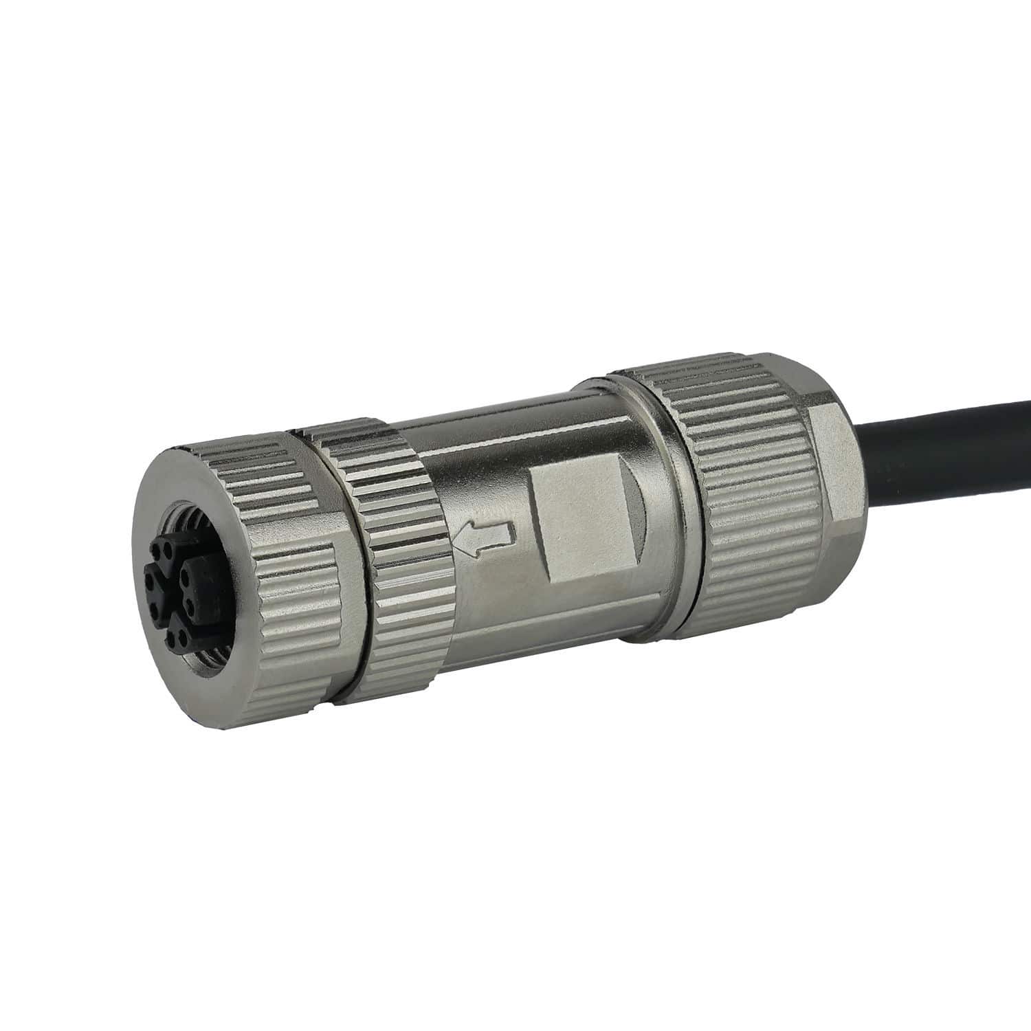 Data connector - 70112 - AIXONTEC - round / female / M12
