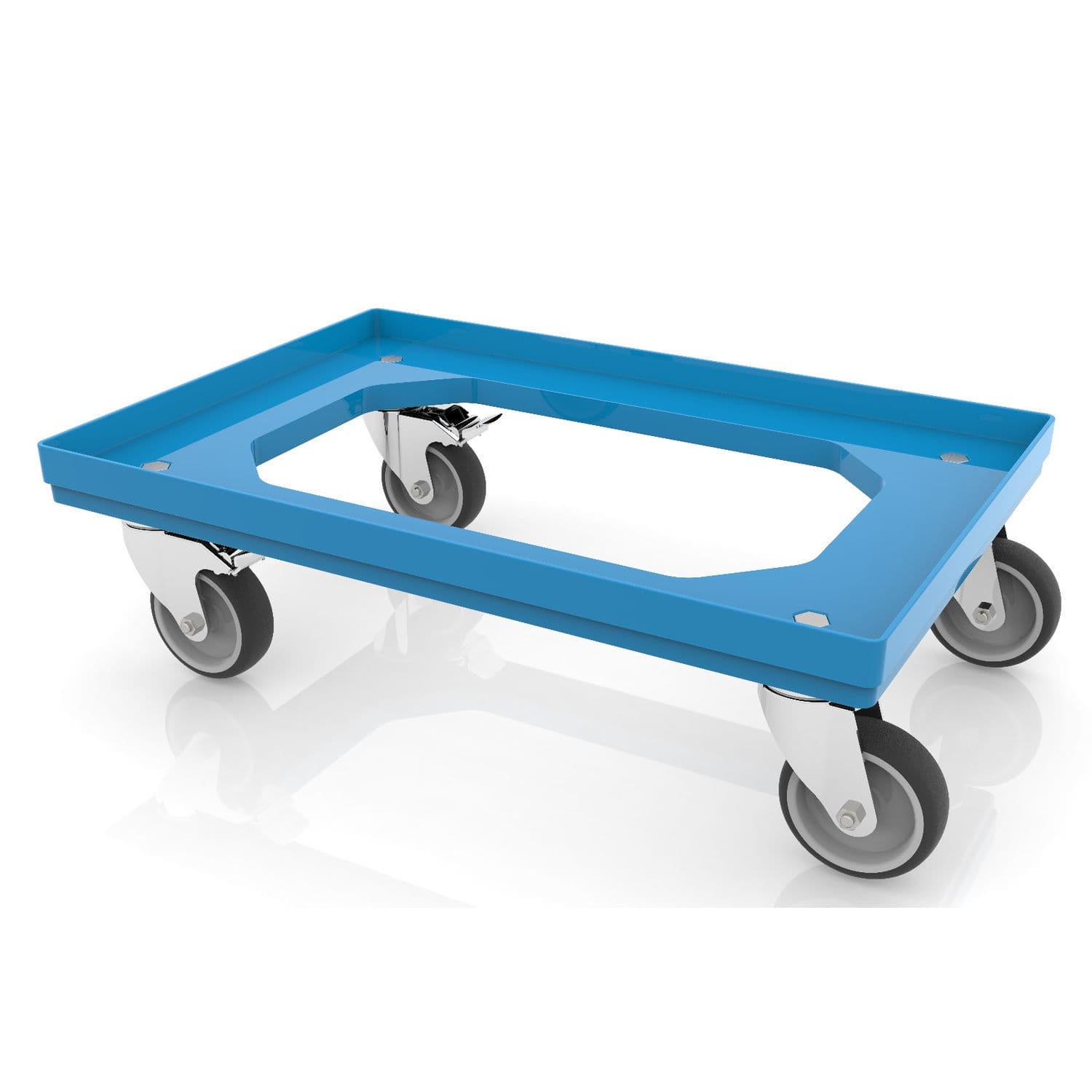 Container dolly - DP4060-AR - Demreplast - for transport / ABS