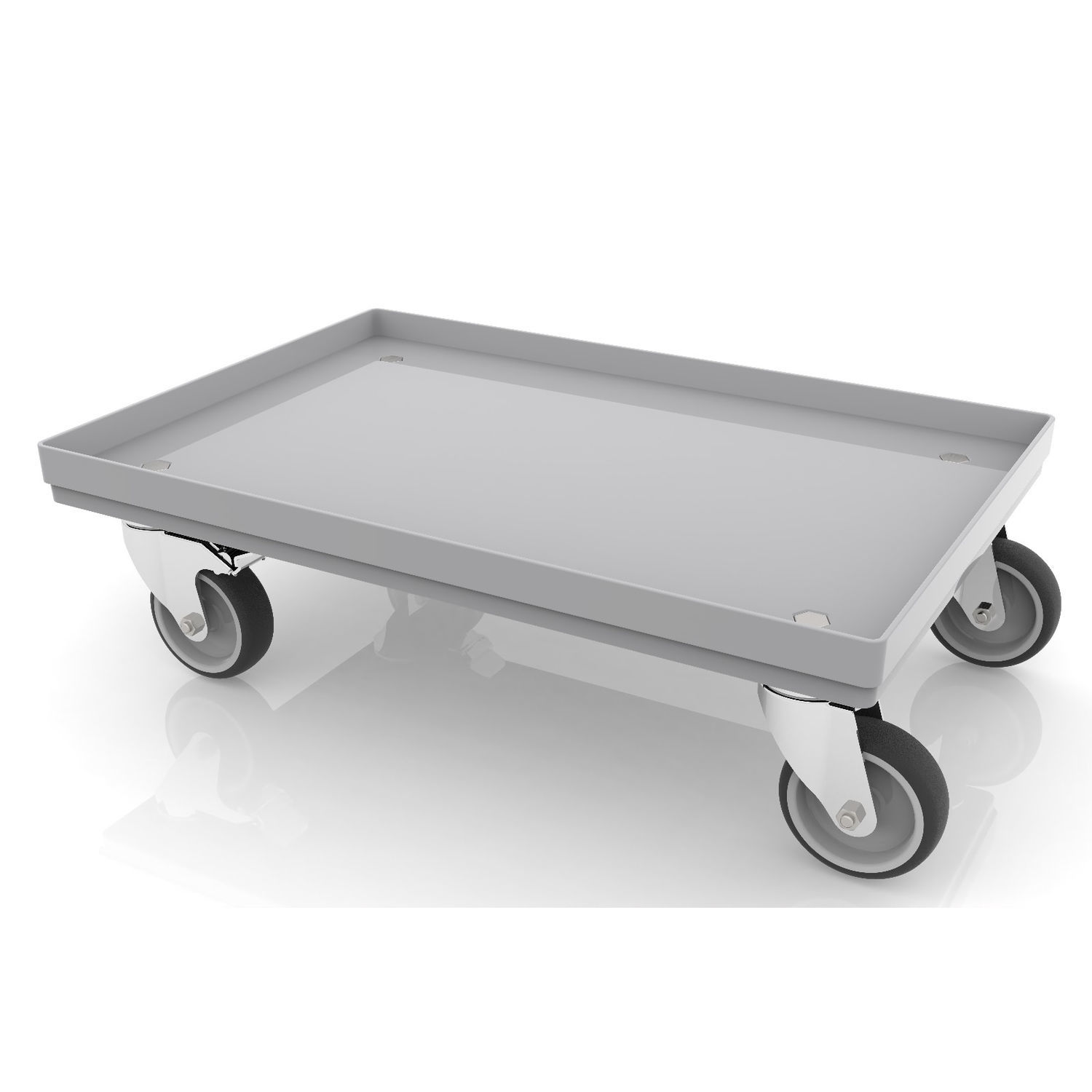 Container dolly - DP4060-CR - Demreplast - for transport / ABS