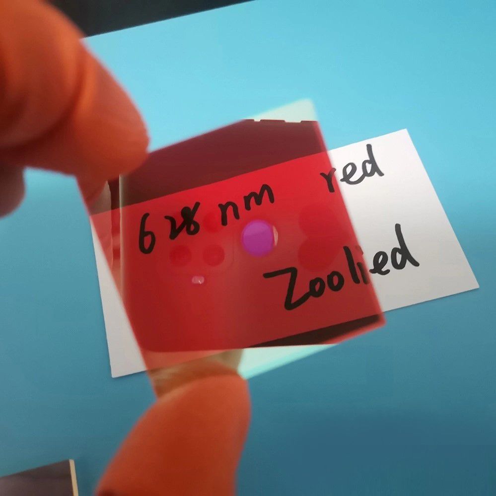 Colored optical filter - ZLY624 - zoolied inc. - absorption ...