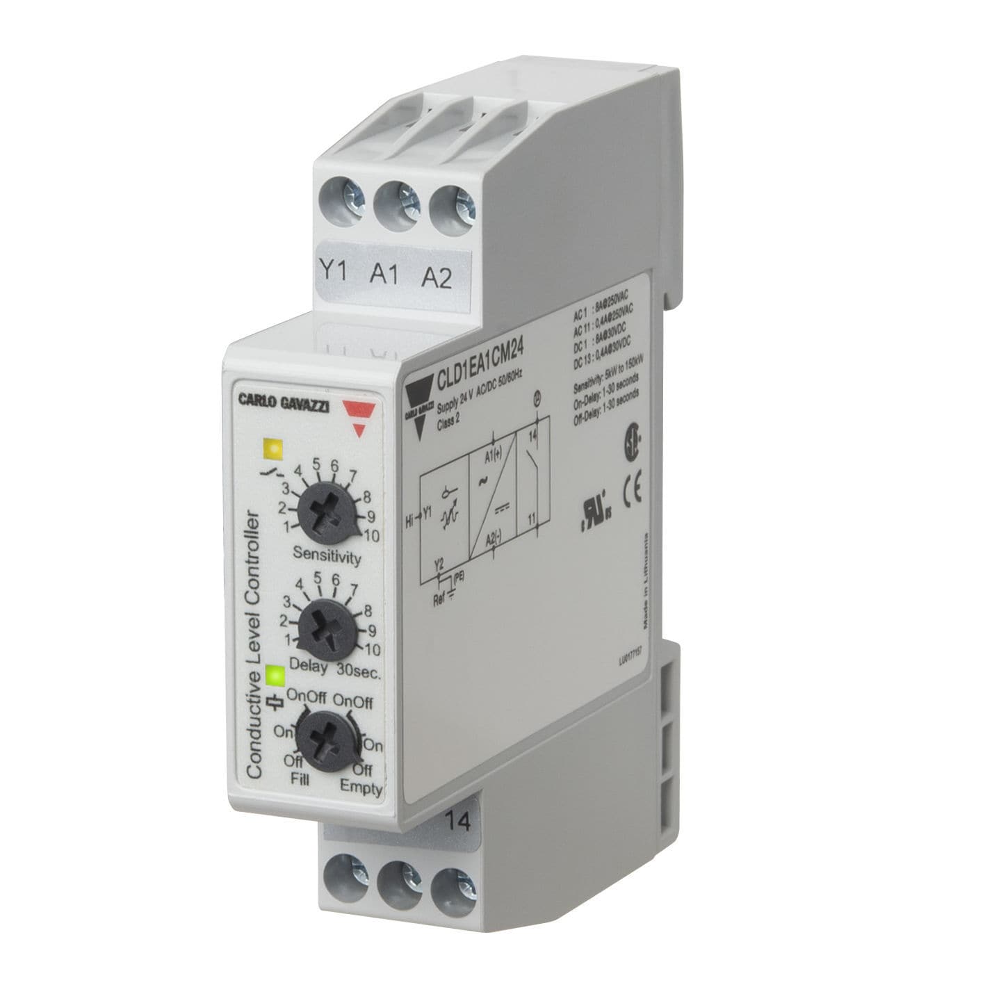 Conductive level controller - CLD1EA1CM24 - Carlo Gavazzi Automation SpA
