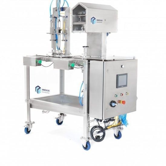 Tin can filler-seamer - CF10 - Innovus Engineering - semi-automatic ...