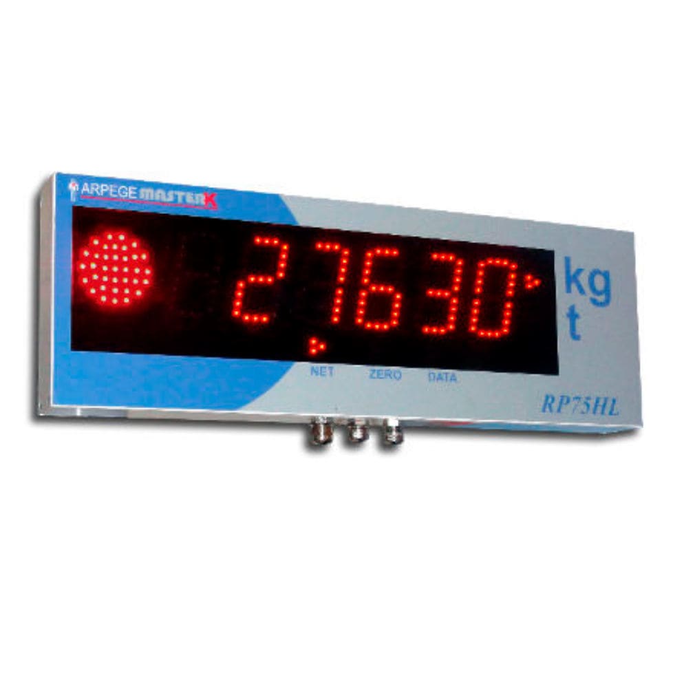 LCD display weight display - RP75-HL - ARPEGE MASTER K - panel-mount ...