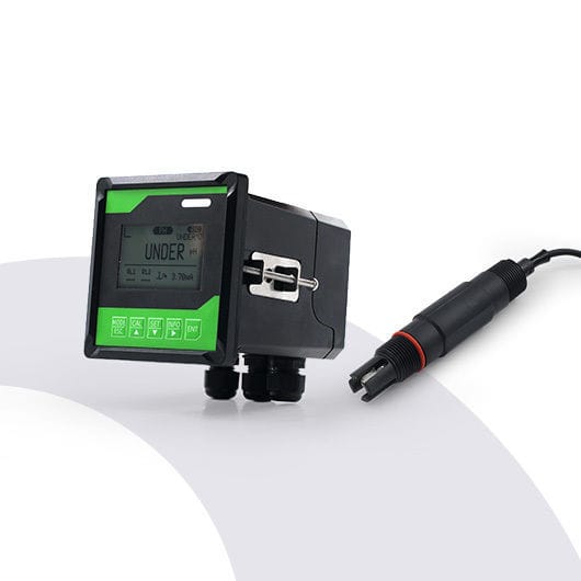 Wall-mounted pH meter - DAW3001-pH - DABECO Co.,Ltd - process / water ...