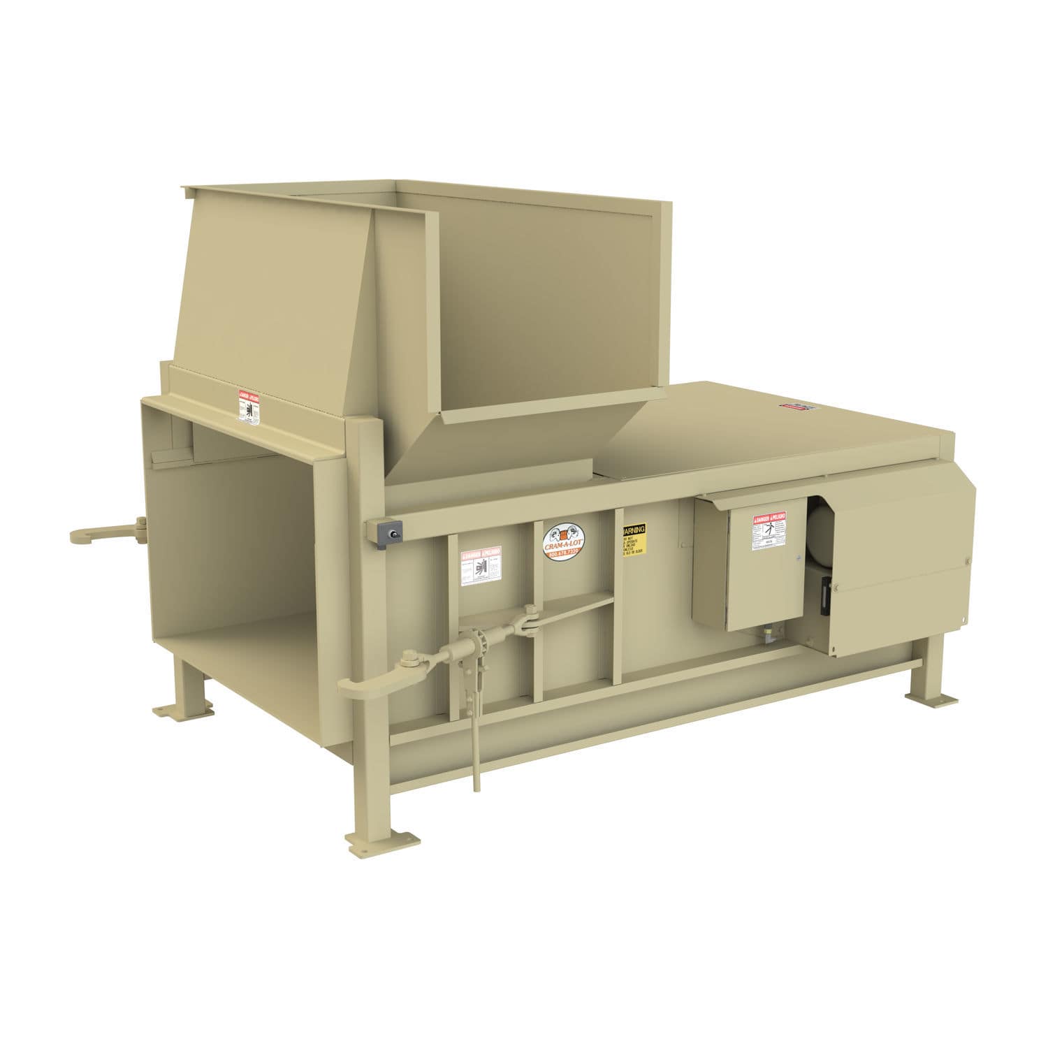 Waste recycling waste compactor - CHARGER SERIES - Cram a lot ...