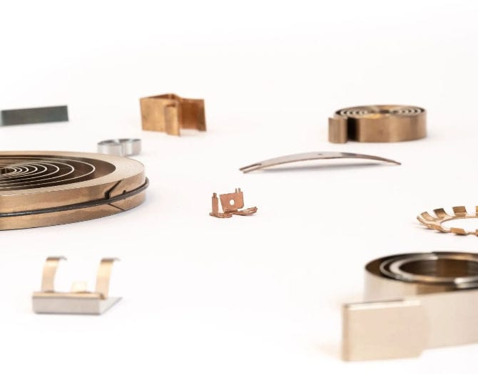 Compression spring - JACQUEMET GROUPE - flat / chrome / galvanized