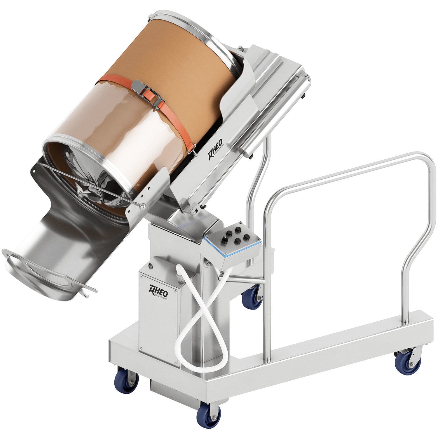 Drum tipping station - DT630 - Rheo Engineering LLC - pneumatic