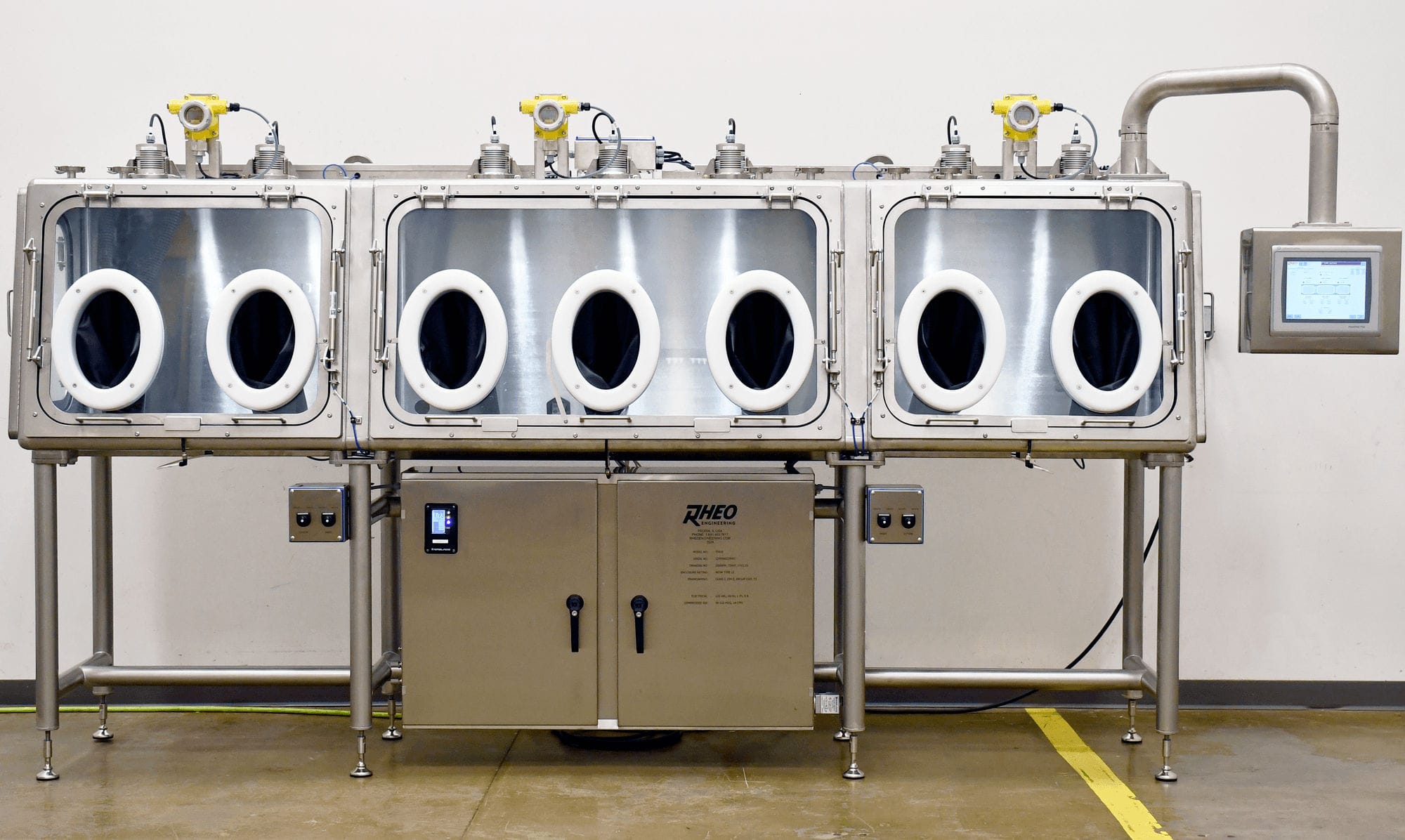 Transfer containment isolator - Rheo Engineering LLC - dispensing ...