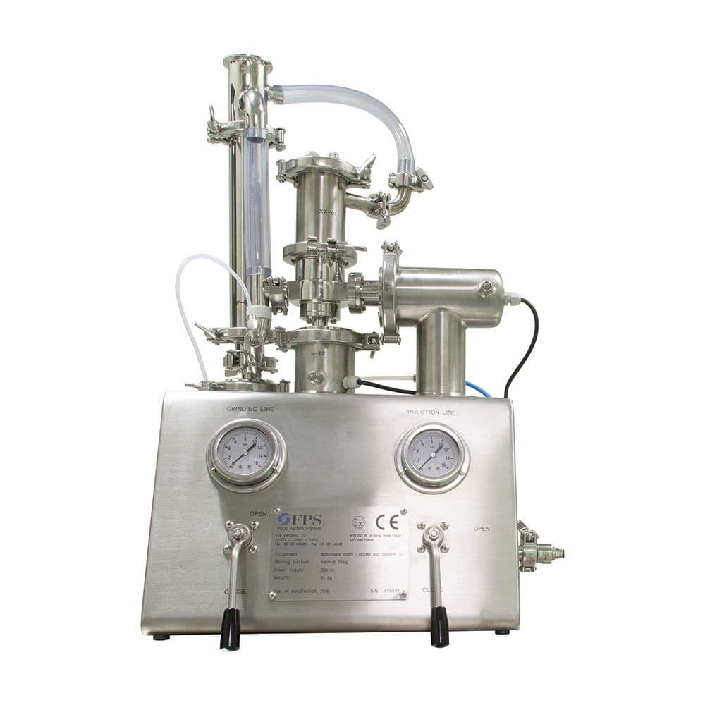 Spiral jet mill - Labo Mill - 1 / PM1 - F.P.S. Food and Pharma Systems ...