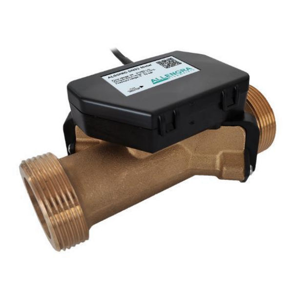 Brass flow meter - ALSONIC - Allengra GmbH - ultrasonic / volume / for ...