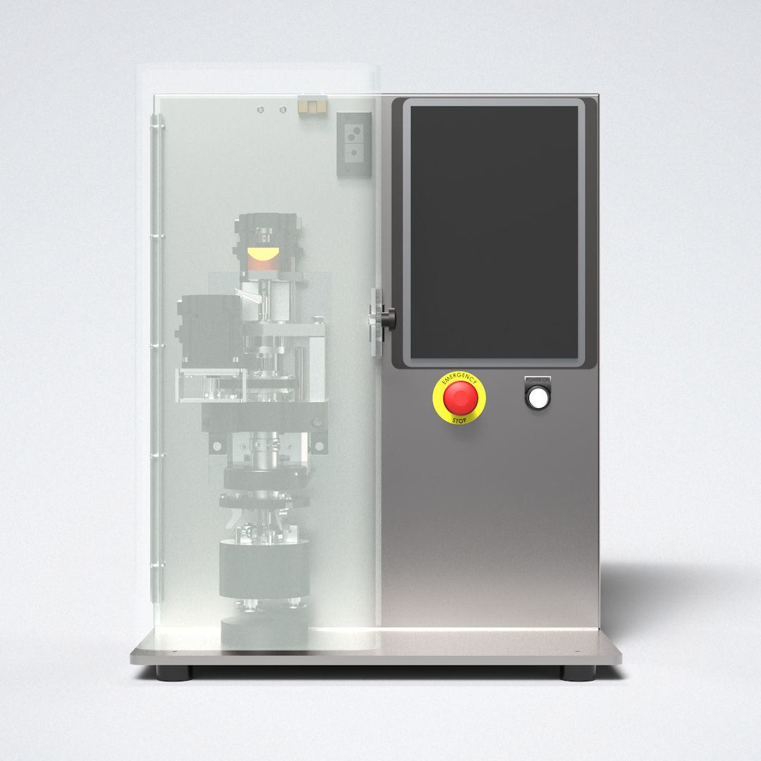 Flask crimping machine - Integra - Genesis Packaging Technologies ...