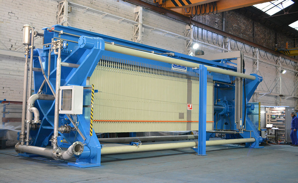 Overhead beam filter press - PSEH-SL / PSEH / PEH / PEH-A4 - TEFSA ...